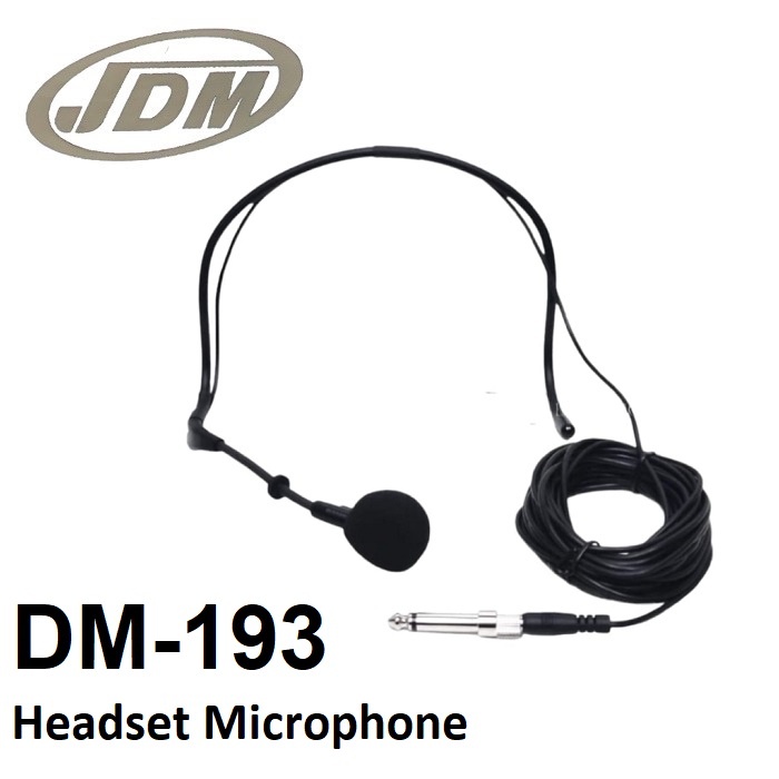 JDM DM-193 Dynamic Headset Microphone | Shopee Malaysia