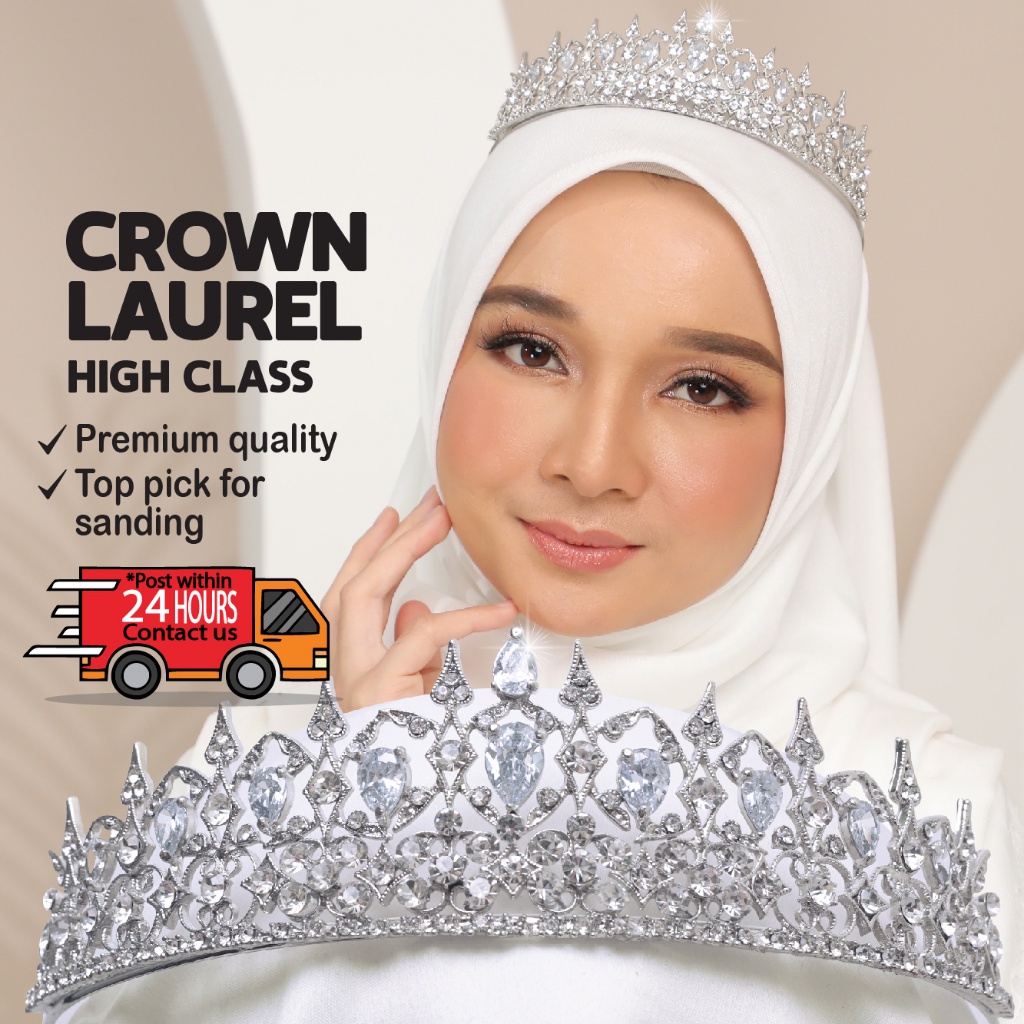[CROWN Bride] LAUREL Zirconia, Crown Rhinestone, Crown Tunang, Crown ...