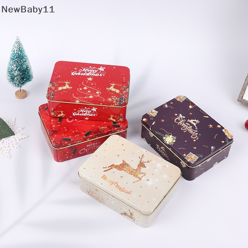 NY 1Pc Tinplate Candy Box Empty Cookie Tin Candy Tin with Handle for ...