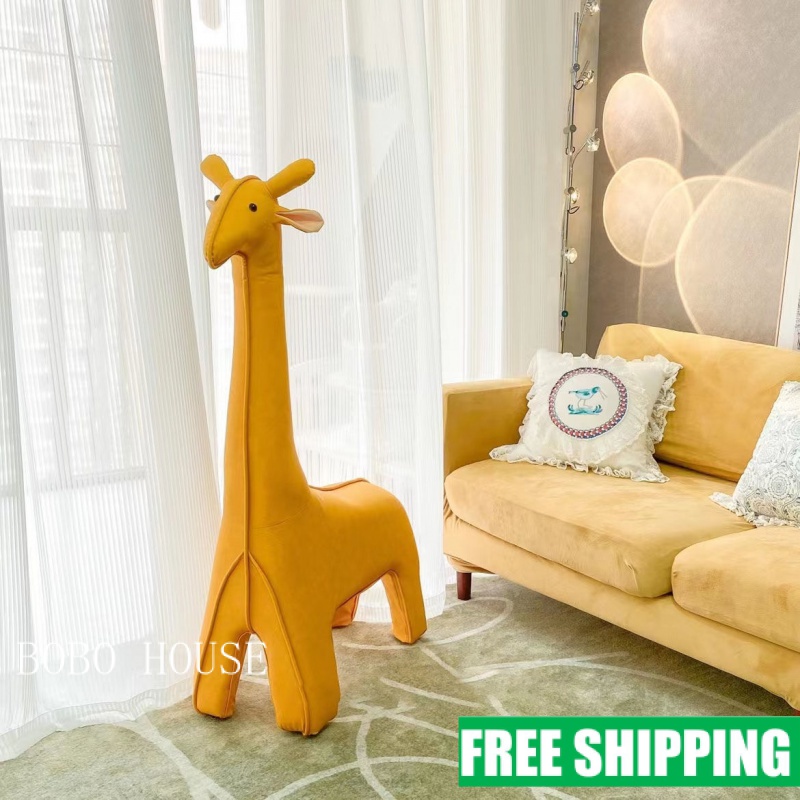 Super Cute Giraffe Seat Stool Children Sofa Influencer Animal Pet ...