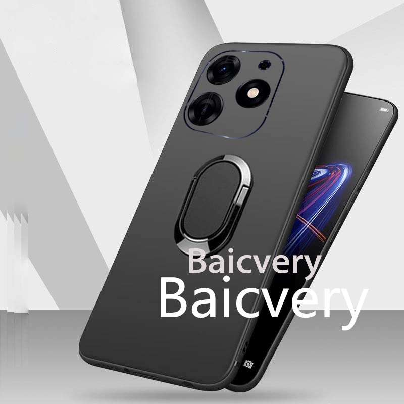 infinix NOTE 40X 5G X6838 Phone Case TPU Silicon Cover Metal Finger ...