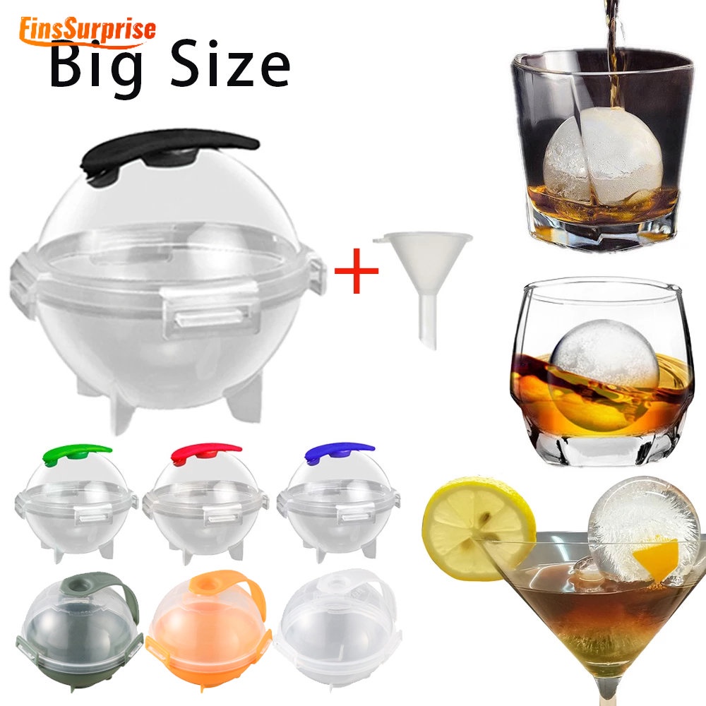 Kitchen Ice Box Ice Cream Maker Tool ice Cube Makers Round Ice Hockey ...
