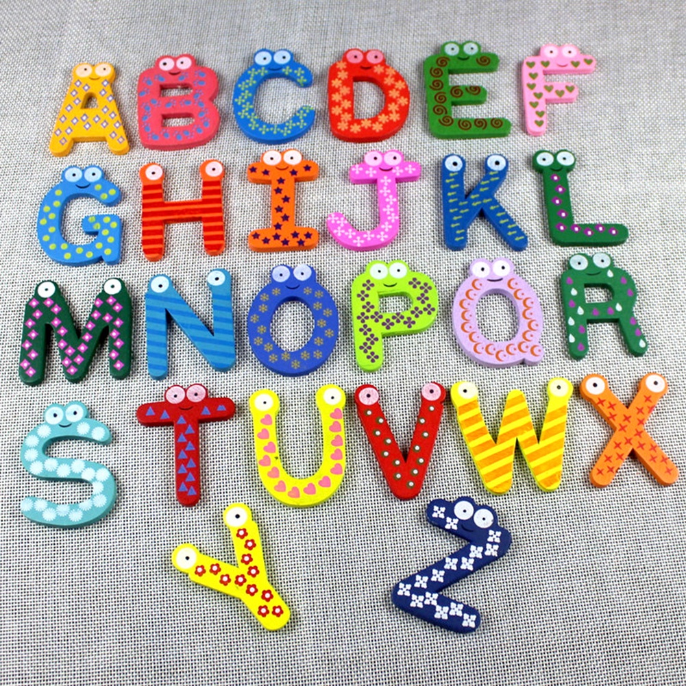KFR Mini ic 26 English Letters Fridge Refrigerator Sticker Decor ...