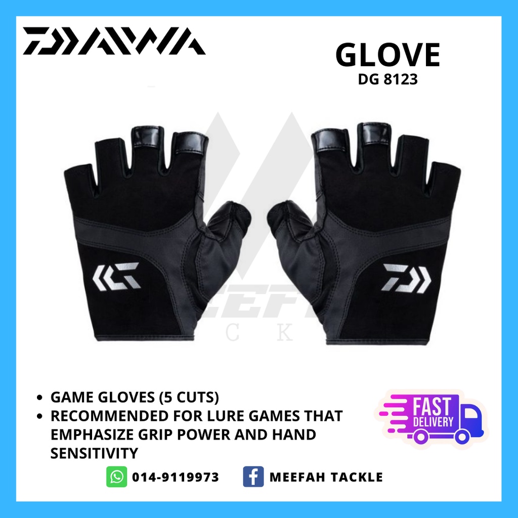 Daiwa DG 8123 Glove 5 Cut Finger - Outdoor Accessories Fishing Apparel | Shopee Malaysia
