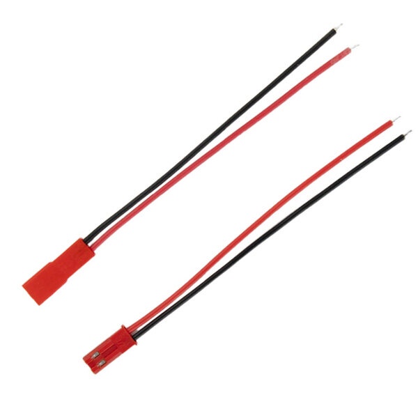 20cm JST Cable Lithium Polymer LIPO Battery Connector Female and Male ...