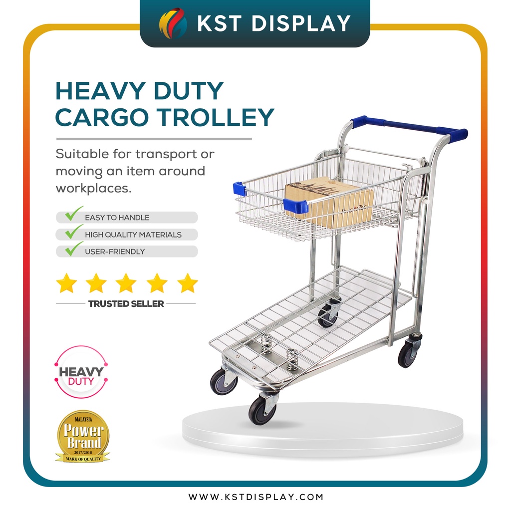 (HEAVY DUTY) Cargo Trolley / Trolley Supermarket / Multipurpose Trolley ...
