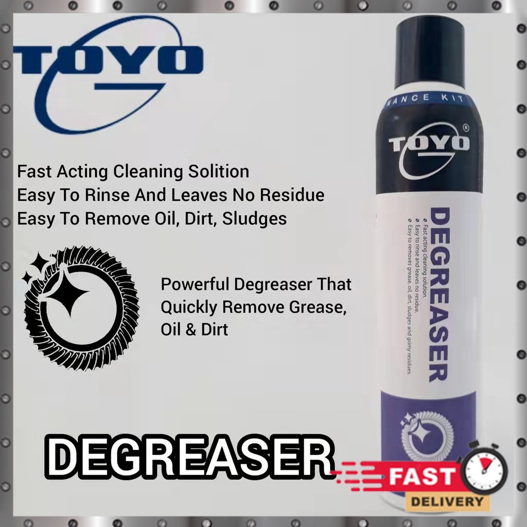TOYO DEGREASER SPRAY AEROSOL SERIES [300ML] MULTI PURPOSE DEGREASER ...