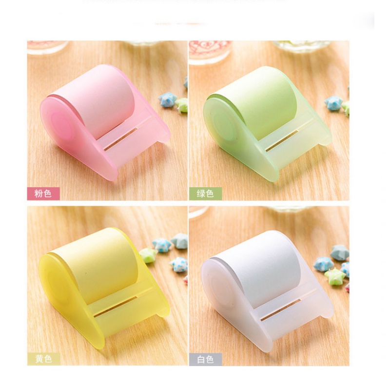 A Roll of Cute Sticky Note 8 Meters with Adhesive Tape Holder Tearable ...