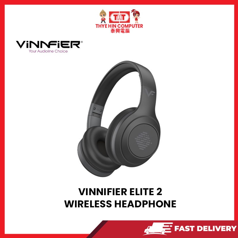 VINNIFIER ELITE 2 WIRELESS HEADPHONE BUILT WITH COMFORT PERFORMANCE ...