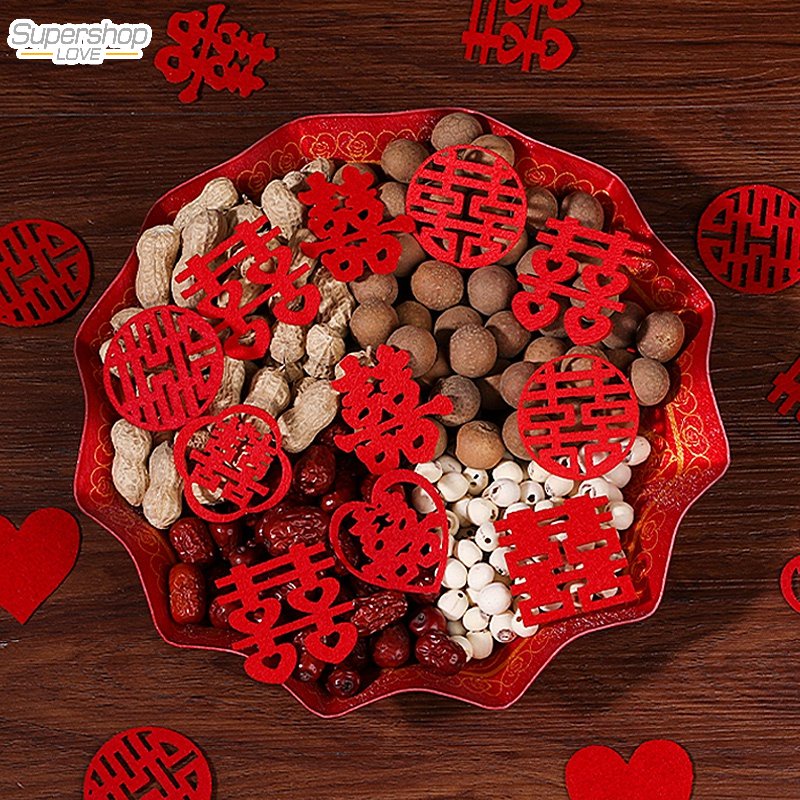 Chinese Xi Stickers Marriage Room Decor Traditional Wedding Decoration ...