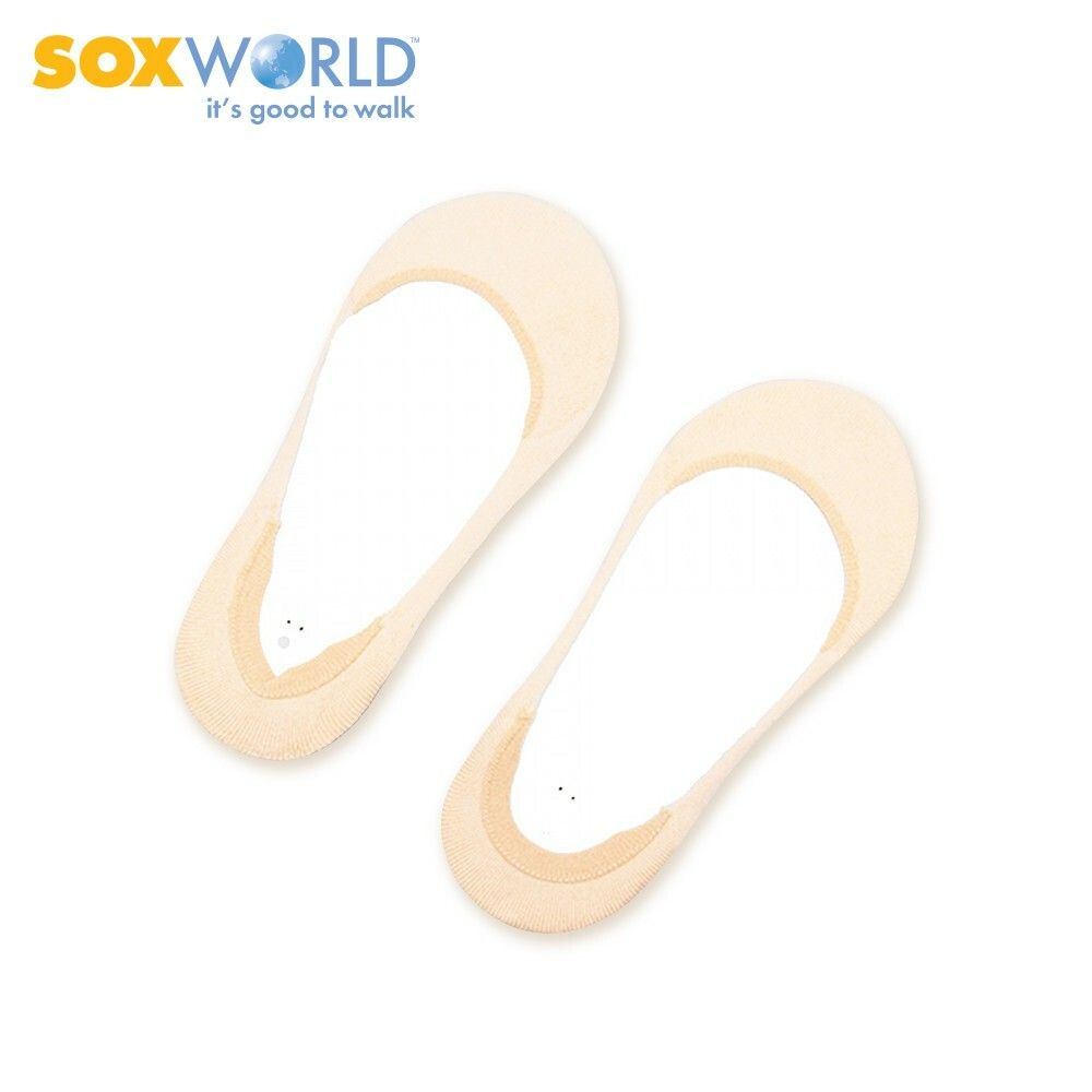 Soxworld Invisible Foot Cover No Show Liner Full Terry Socks For Ladies ...