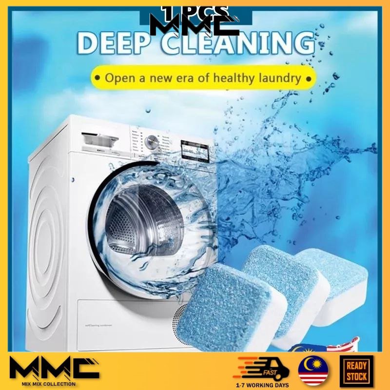 MMC_(1PCS)Laundry Washing Machine Cleaner Tablet Descaler Deep ...