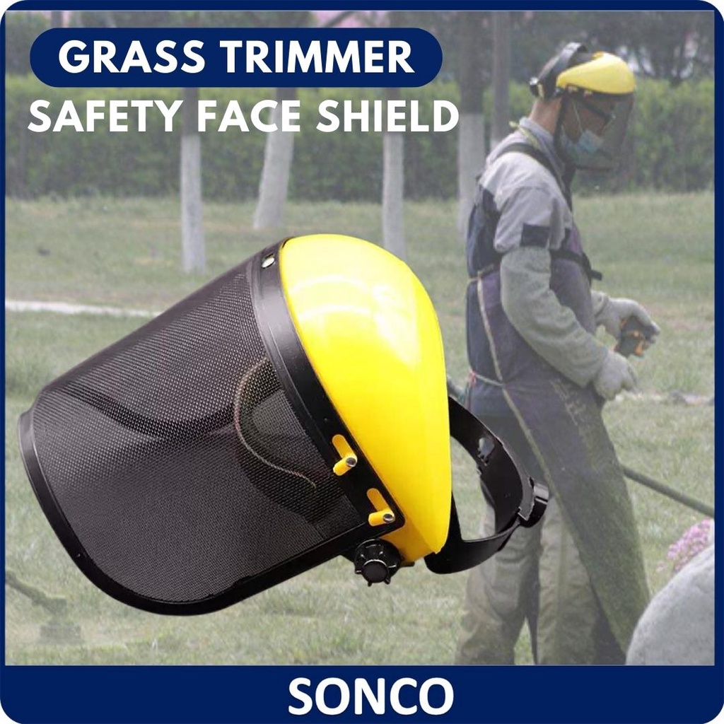 High Quality Liftable Face Shield Garden Grass Trimmer Safety Helmet ...