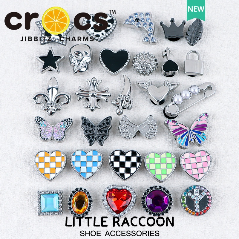 Jibbitz Crocs charms Gold Shoe Buckle Hole Shoe Accessories 2023 New ...