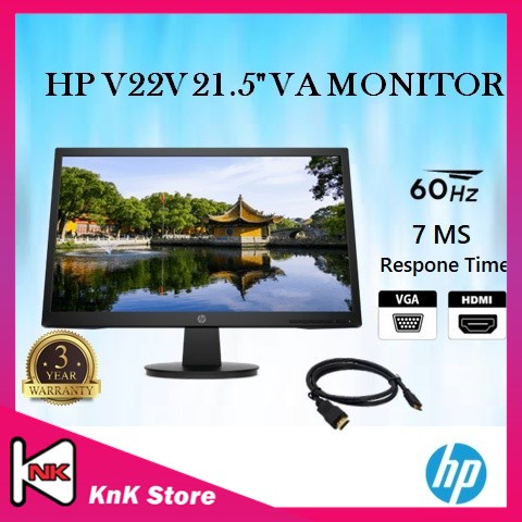 HP V22v 22" VA FHD Monitor 60Hz / 7ms / 1920 x1080 (450M4AA) | Shopee ...