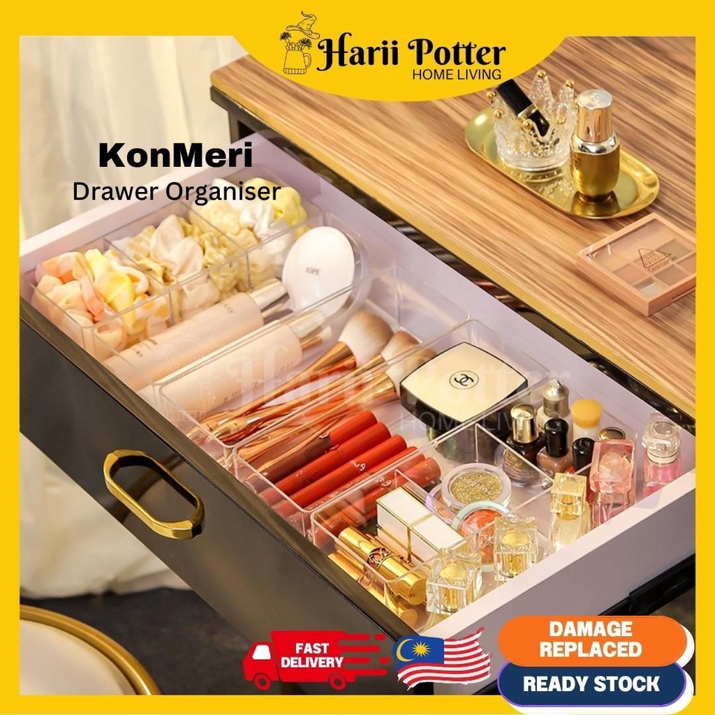 Aesthetic Makeup Organizer Rak Bekas Letak Barang Makeup Skin Care ...