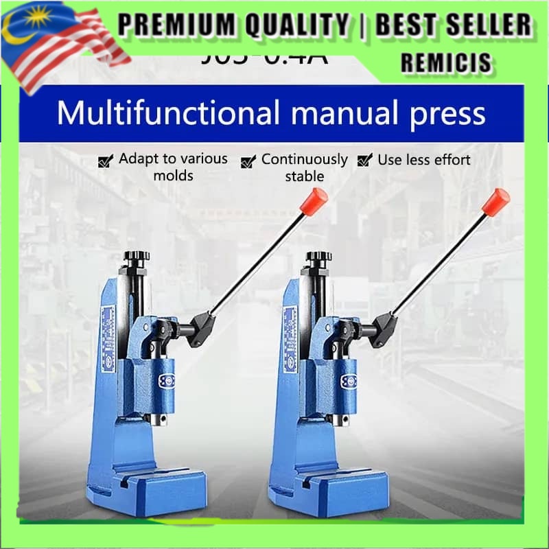 Desktop Manual Punching Machine J03-0.4A with 4KN Capacity for Handcrafted Beer Punching - Small ...