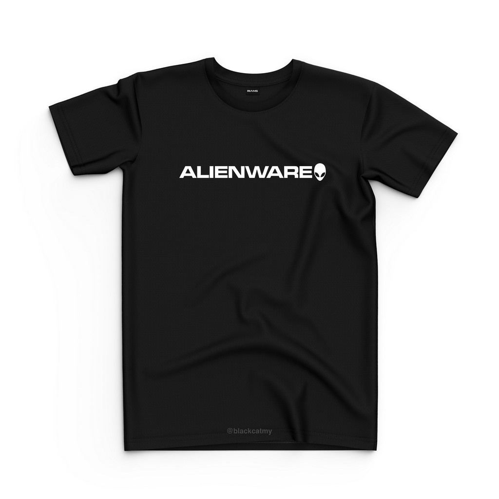 ALIENWARE CLASSIC LOGO T-SHIRT cotten tee | Shopee Malaysia