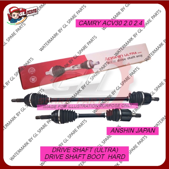 (ANSHIN JAPAN) (ULTRA) DRIVE SHAFT TOYOTA CAMRY ACV30 2.0 2.4 | Shopee ...