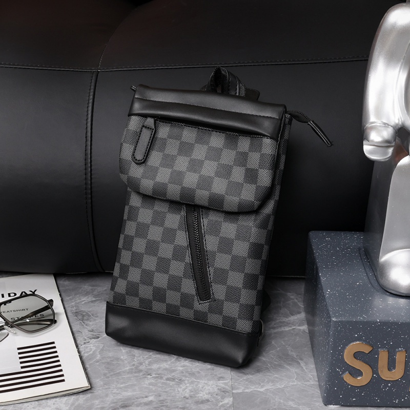 Shoulder Bag Casual Street Diagonal Vertical Outdoor Bag Simple Men's ...
