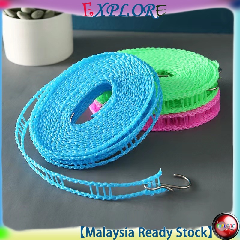 Windproof and Non-slip Outdoor Palisade Shape Clothesline 3m/5m/8m ...