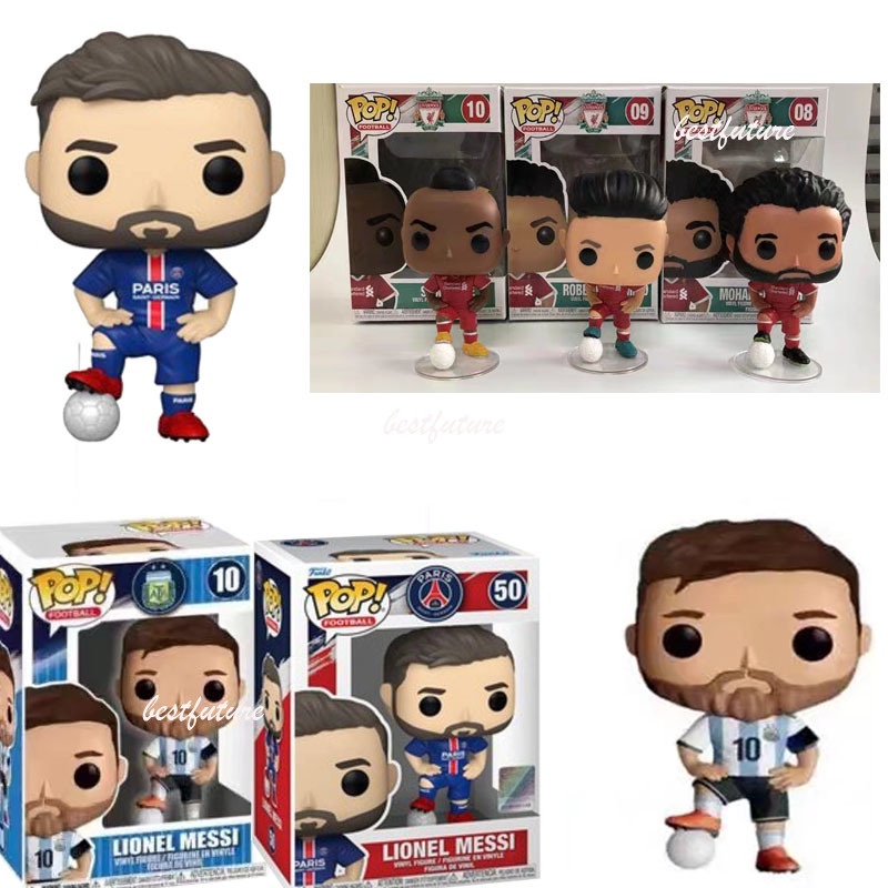 Funko Pop Football Lionel Messi 50# 10# Paul Pogba Roberto Firmino ...