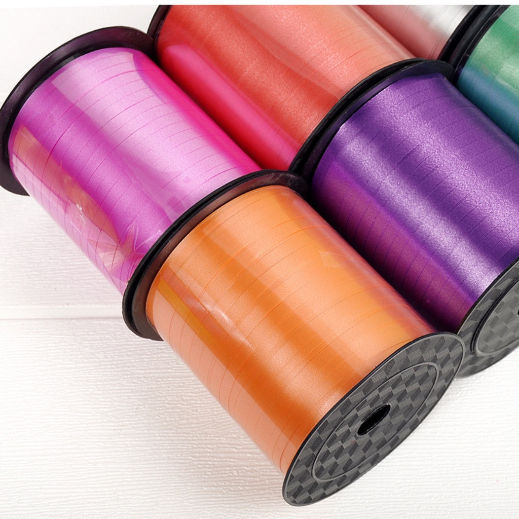250 Yards Roll Plain Ribbon Balloon String Tied Rope Knot Balloon Gift ...
