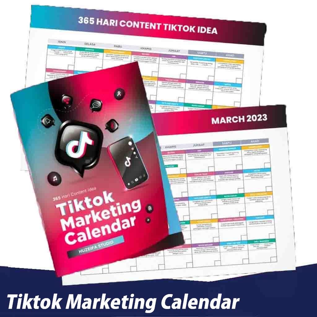 Promosi 3 Hari Tiktok Marketing Calendar Tiktok Teaching | Shopee Malaysia
