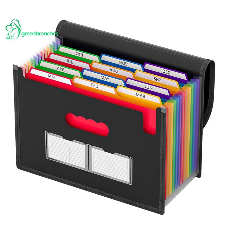 Office File Storage Pp File Package 13 Pockets Expanding Folder with ...