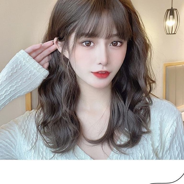 Wig Female Influencer Wool Curly Short Hair Temperament Natural Full ...