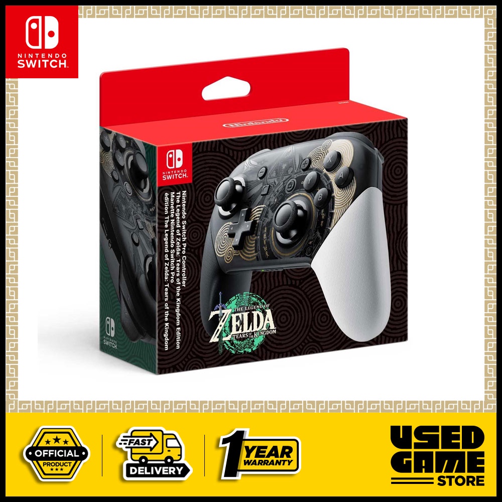 Nintendo Switch Pro Controller - The Legend of Zelda: Tears of the ...