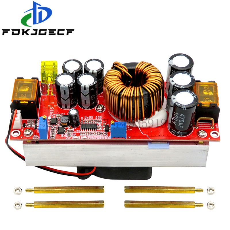 DC-DC 1500W 30A Voltage Step Up Converter Boost CC CV Power Supply Module Constant Current ...