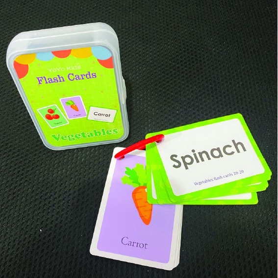 Portable Reading Flash Cards Kid Preschool Toddlers Early Learning ...