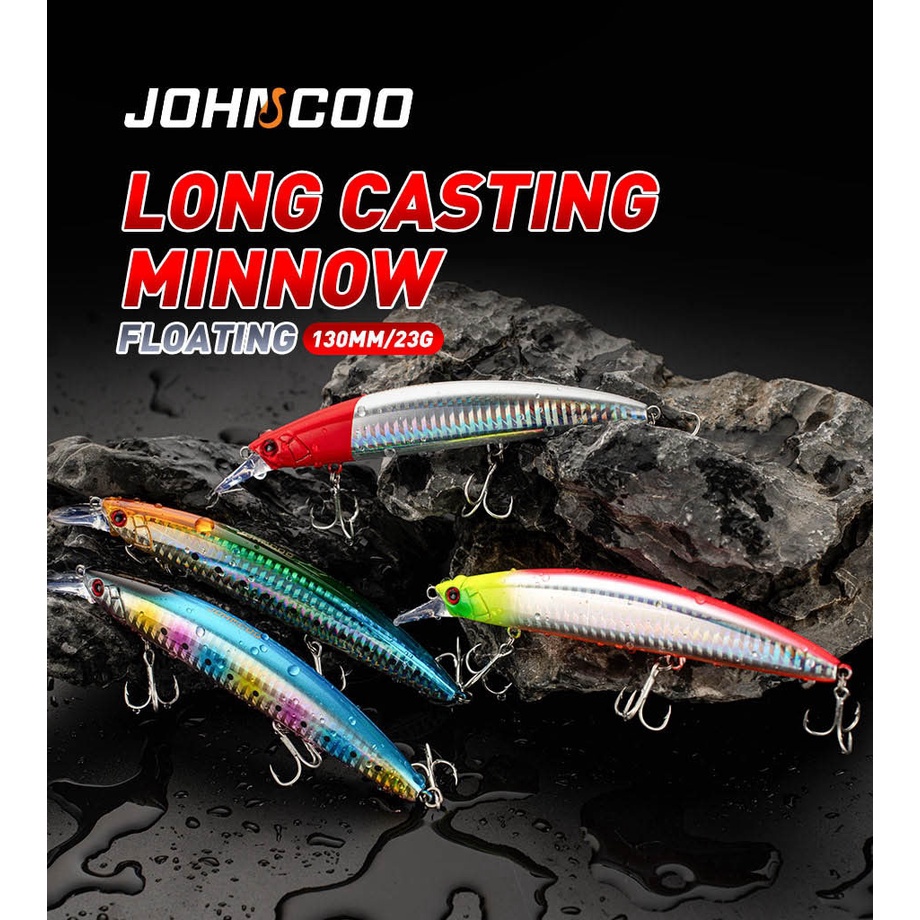 Floating Wobbler Long Casting Lure 130mm 23g Saltwater Freshwater ...