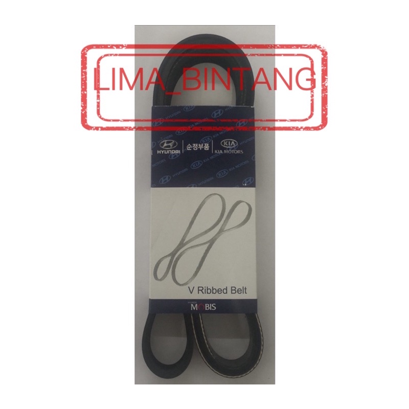Fan Belt Kia Carnival Naza Ria 6PK1580 (HYUNDAI & KIA OEM) | Shopee ...