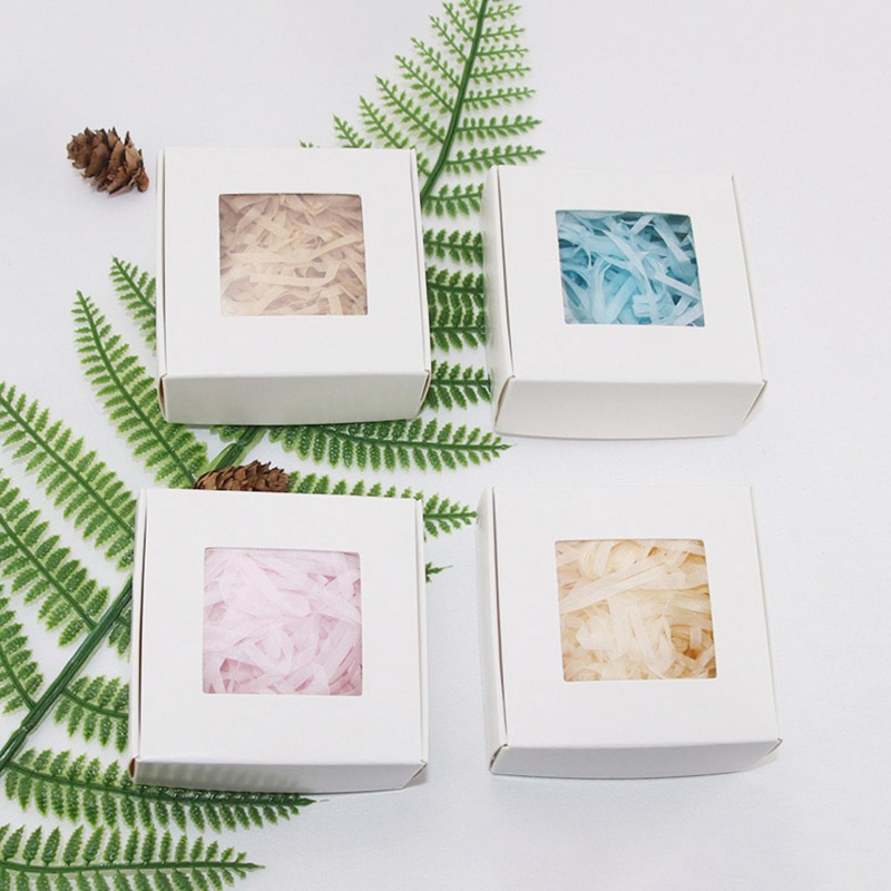 Minimalist Square Small Paper Box For Jewelry Packaging With Hollow ...