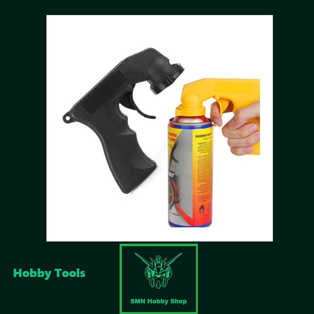 Aerosol Spray Tin/Can Adapter Handle Gun Holder [Hobby Paint Model ...
