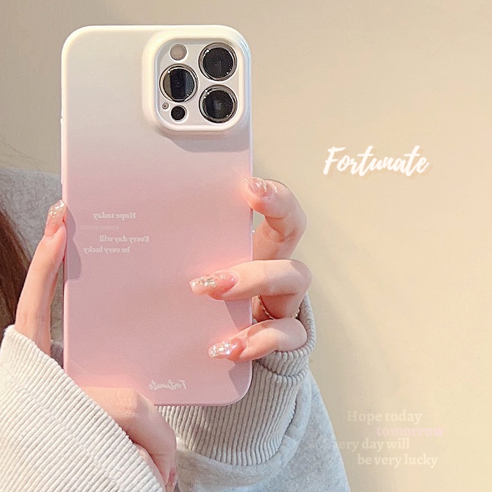 film mobile phone case hard shell gradient color case for apple iphone ...