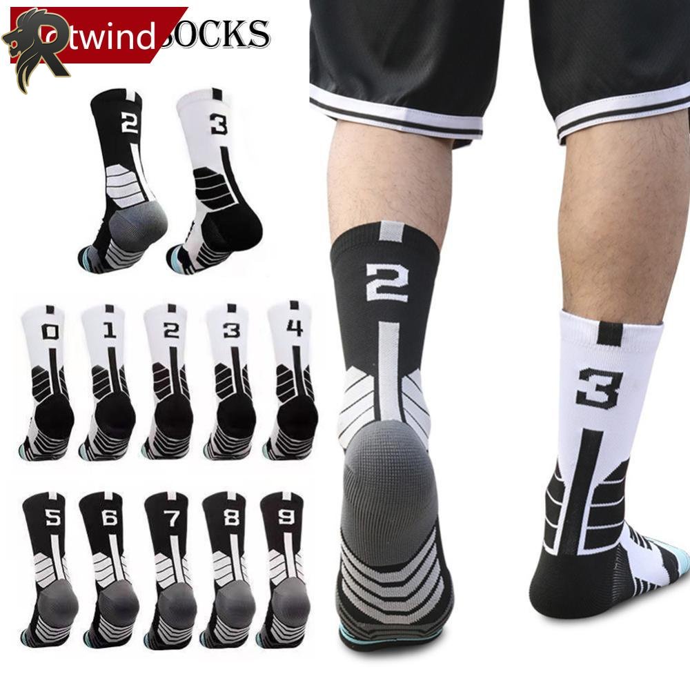 RL 1PC Professional Basketball Sport Socks Breathable Cycling Football ...