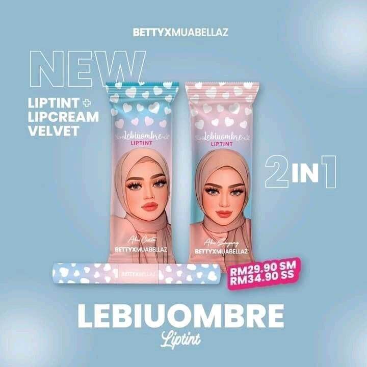 MALATOP 🧨 JUST IN BETTY X MUABELLAZ LEBIUOMBRE LIPTINT | Shopee Malaysia