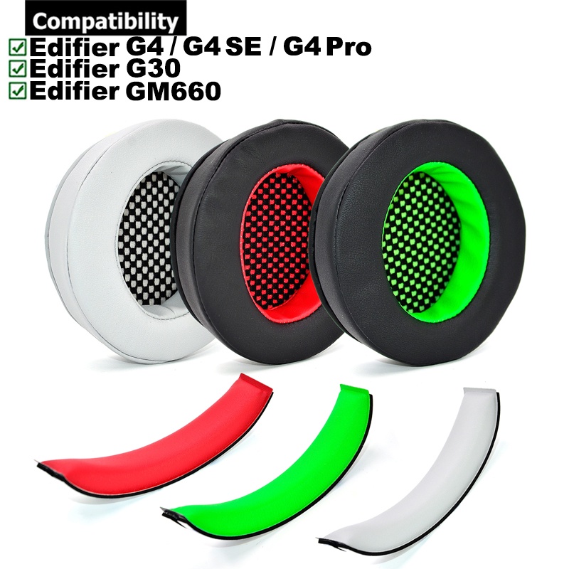 1 Pair Earpads for Edifier G4 / G4 SE / G4 Pro / G30 / GM660 Headphone ...