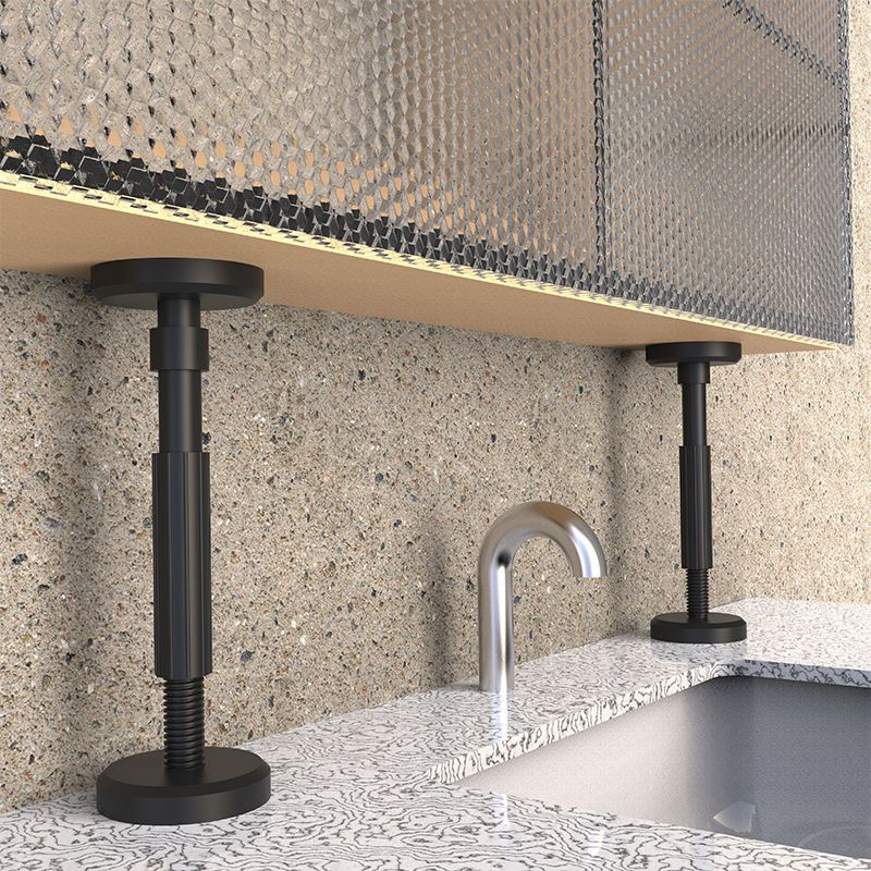 Universal Bathroom Cabinet Installation Support Artifact Adjustable ...