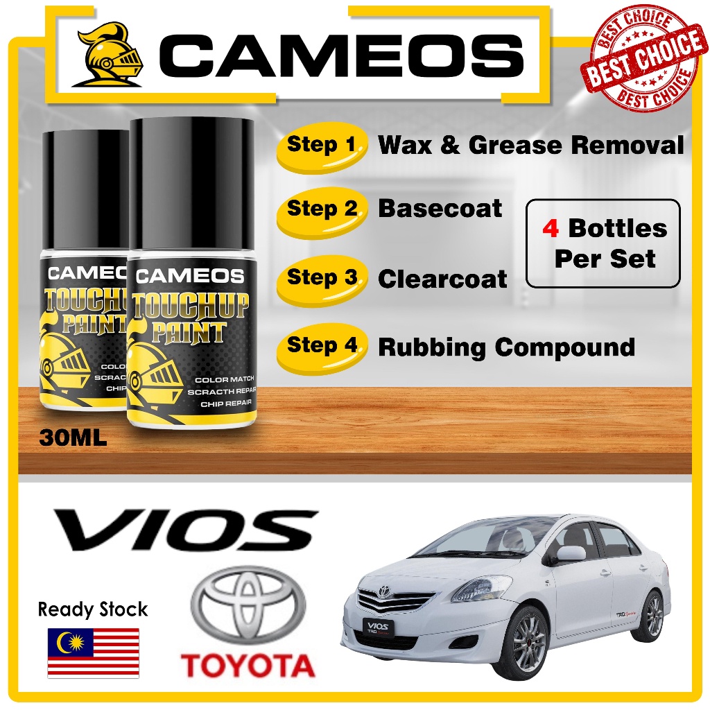 TOYOTA VIOS GEN 2 - Paint Repair Kit - Car Touch Up Paint - Scratch ...
