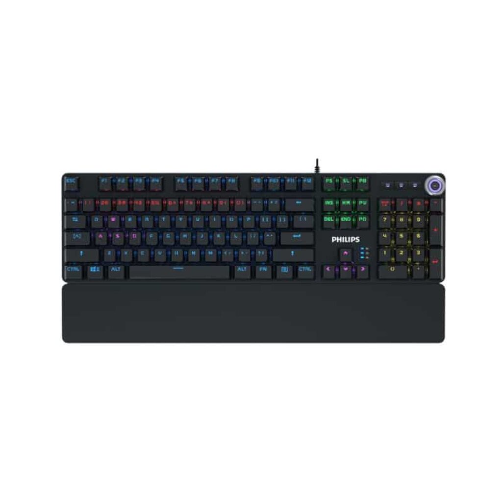 PHILIPS SPK-8605 BLUE SWITCH Buttons Gaming Keyboard 2 Year | Shopee ...