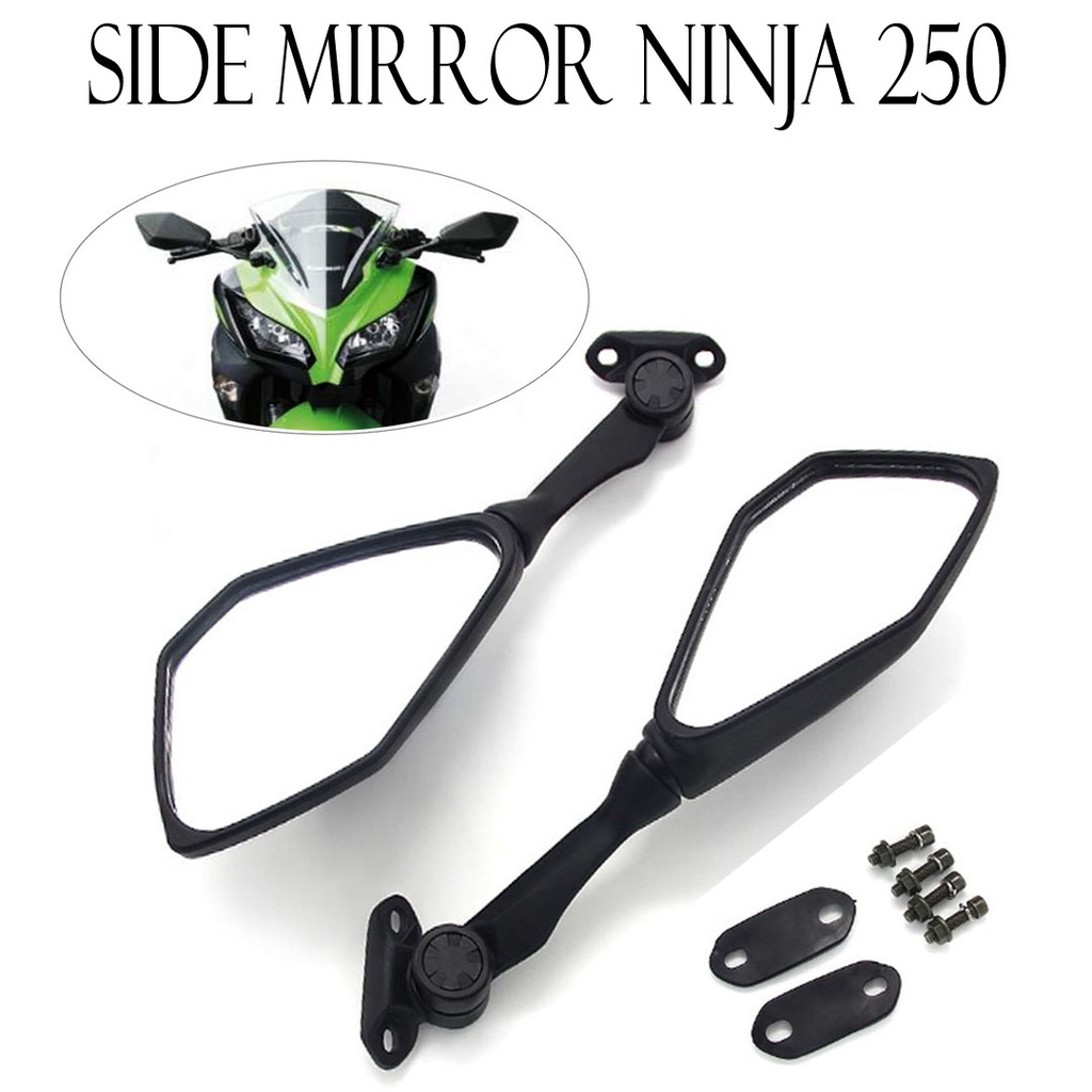 Side Mirror Kawasaki Ninja 250 Carbon (OEM) | Shopee Malaysia