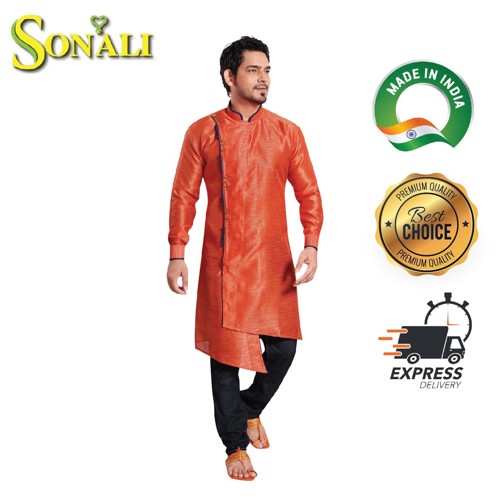 Sonali Men's Jippa Modern Casual Indian Traditional (Top) Indian Jippa ...