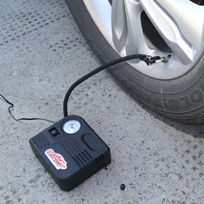 12V Mini Portable Car Auto Electric Pump Air Compressor Tyre Inflator ...