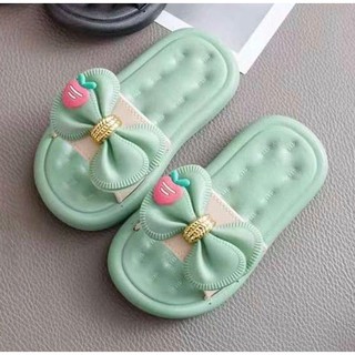 Mago Kid's Girls Colourful Cute Ribbon Fashion Sandal Slipper Girls ...