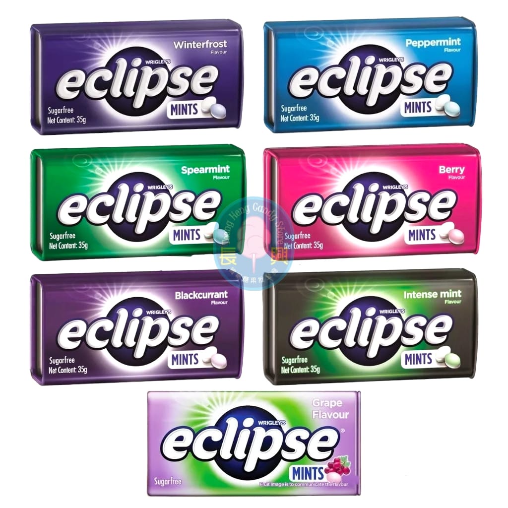 35g Eclipse Assorted Mints Breath Freashner Sugarfree Candy 箭牌易极薄荷糖 ...