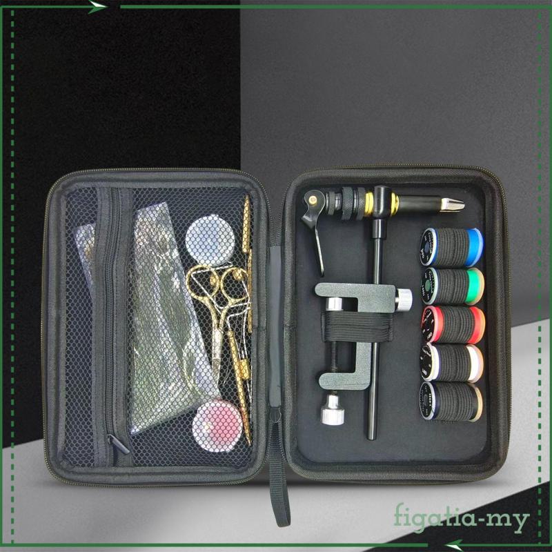 [FigatiaMY] Multipurpose Rotary Fly Tying Vise Tools Winder Fly Making ...